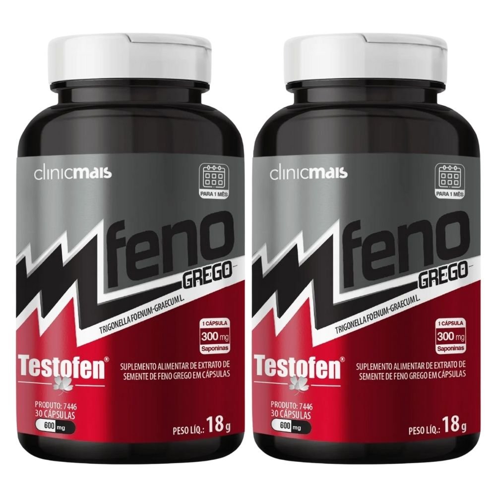 KIT 2X Feno Grego (TestoFen®) 30 doses - Clinicmais | Natulha