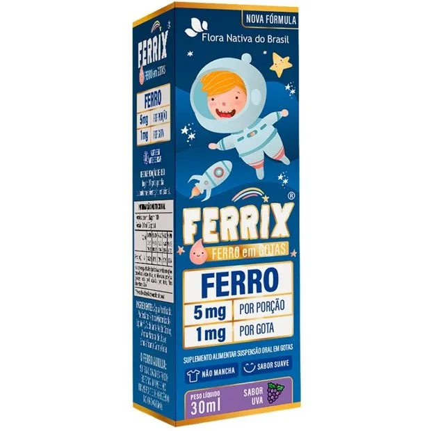 FERRIX (Ferro infantil) 30ml - Flora Nativa | Natulha