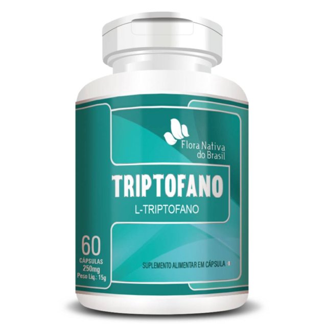 Triptofano 250mg 60 Cápsulas - Flora Nativa | Natulha