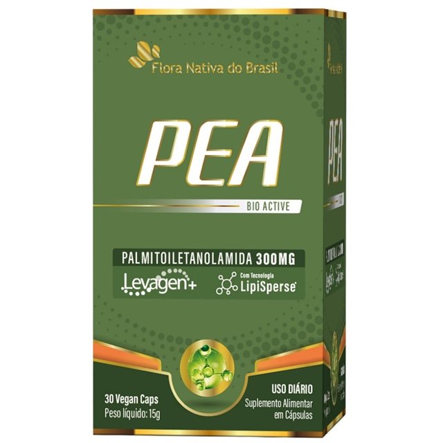Palmitoiletanolamida (Levagen®) 300mg 30 cápsulas - Flora Nativa | Natulha