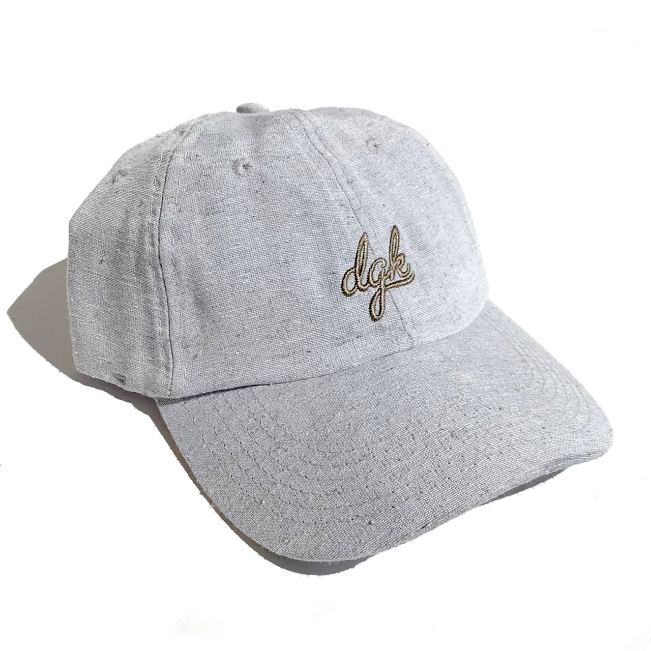 Boné DGK Strapback Dad hat Cursive Cinza Mescla | DACHRONIC SKATESHOP