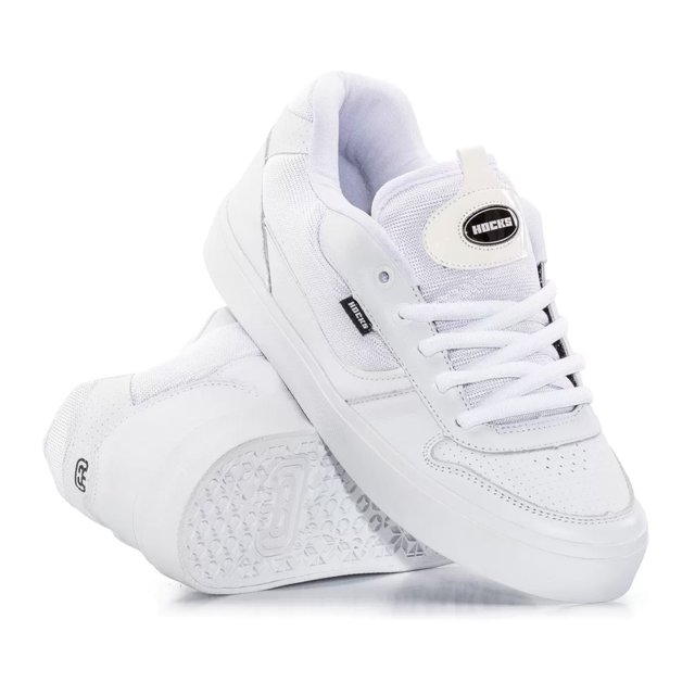 Tênis HOCKS PUFF Brilhante ( Branco ) | DACHRONIC SKATESHOP