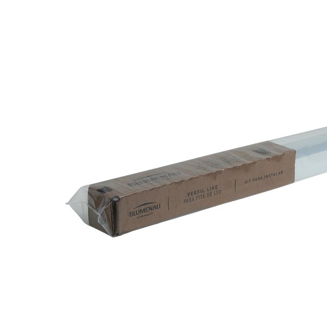 Perfil Line Individual Sobrepor 23mm 2 Metros Branco Fosco | SinosLed ...