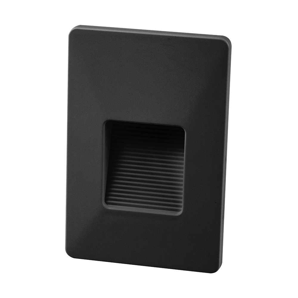 Balizador LED Light De Parede Embutir 2W 4x2 3.000K - Preto Germany ...