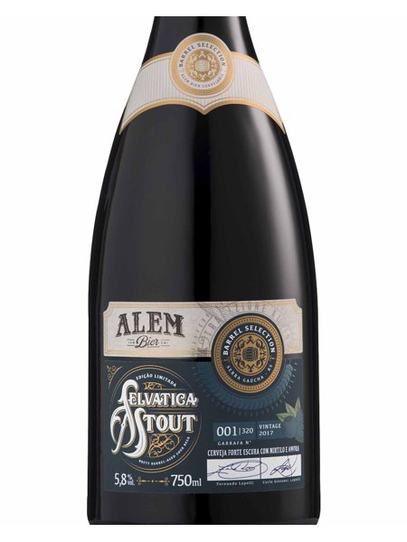 Cerveja Alem Bier Selvatica Stout 750 ml | Monte Reale