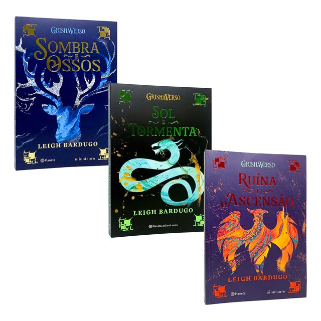 Sombra e Ossos + Sol e Tormenta + Ruína e Ascensão - Leigh Bardugo ...