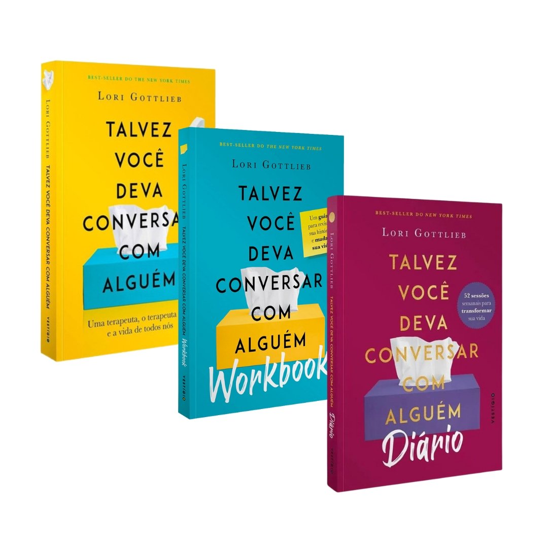 Talvez Você Deva Conversar Com Alguém + Workbook + Diário - Lori ...