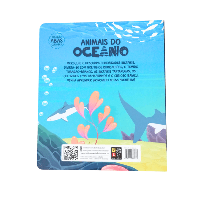 Coleção Abas Curiosas - Animais do Oceano - Livro Físico Infantil ...