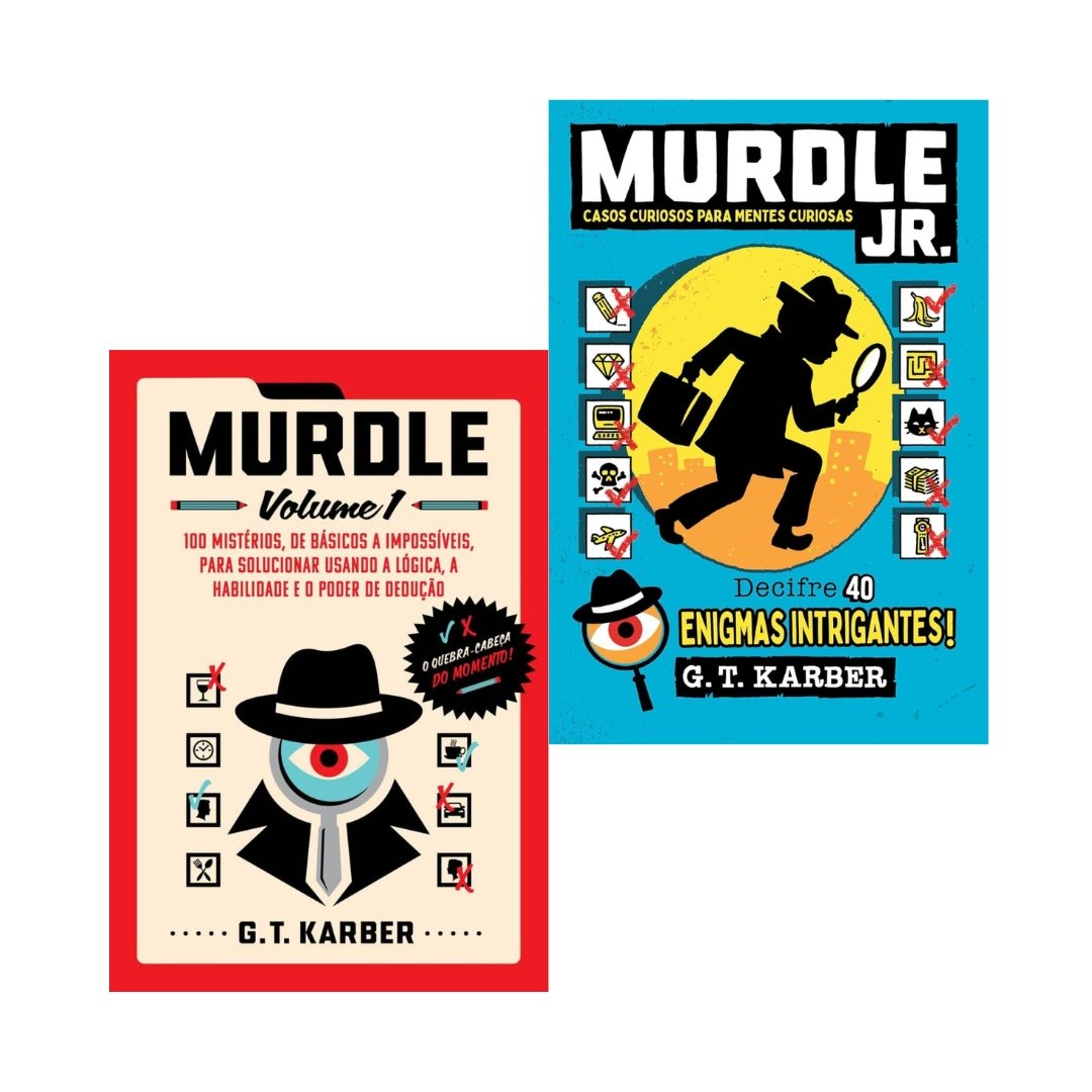 Murdle - Volume 1 + Murdle Junior - G.T. Karber - Livro Físico | Livraria Enjoy