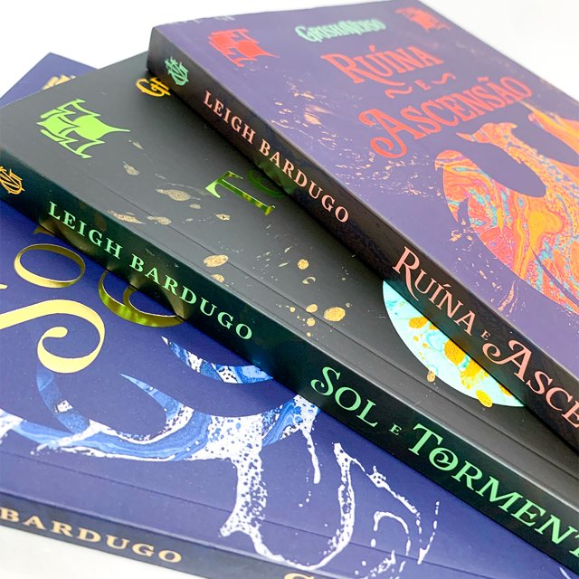 Sombra e Ossos + Sol e Tormenta + Ruína e Ascensão - Leigh Bardugo ...