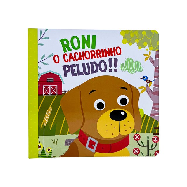 Roni o Cachorrinho Peludo!! - Cartonado Ilustrado Grande - Livro Infantil Físico | Livraria Enjoy