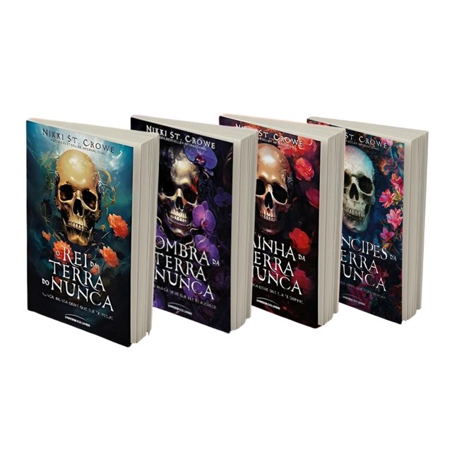 O Rei Da Terra Do Nunca - Vol 1 + Vol 2 + Vol 3 + Vol 4 - Nikki St.Crowe - 4 Livros Físicos ...
