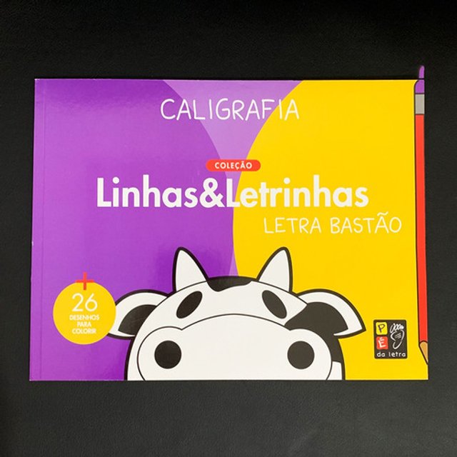Caligrafia - Letra Bastão - Linhas E Letrinhas - Livro Físico ...