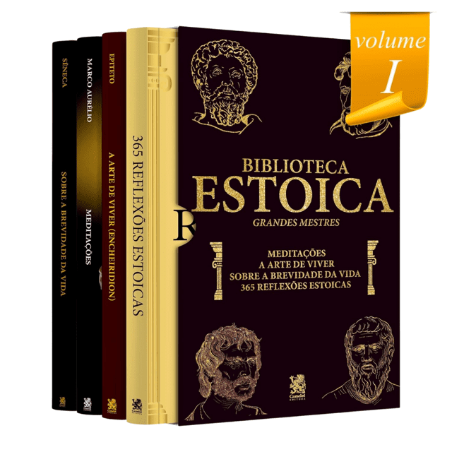 Biblioteca Estoica: Grandes Mestres - Volume 01 - Box com 4 Livros ...
