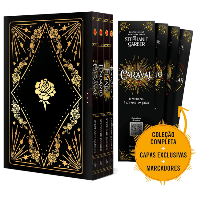 Caixa Caraval - Edição de Colecionador - 4 Volumes- Caraval + Lendário ...