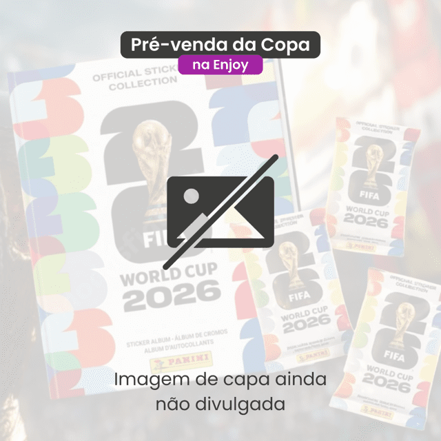Kit Álbum de Figurinhas Copa do Mundo 2026 Capa Dura Prata + 200 ...