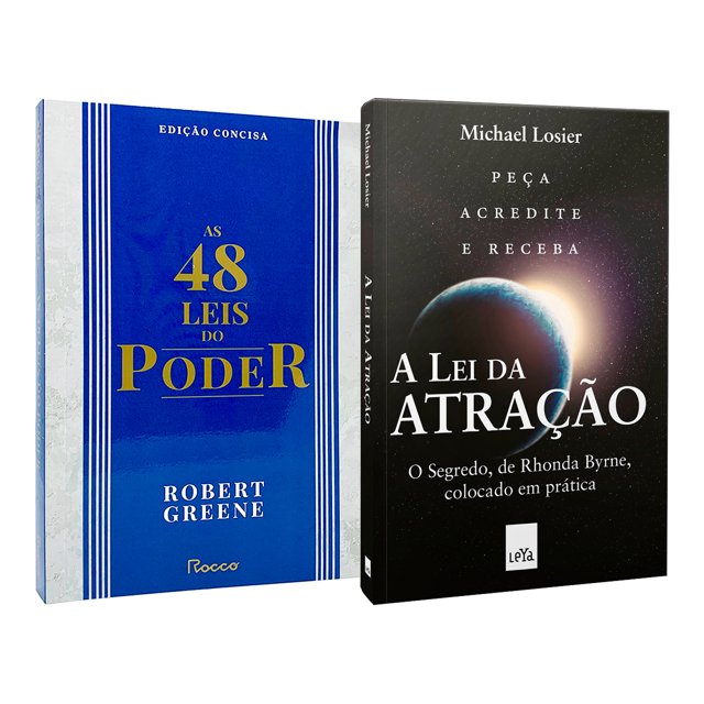 As 48 Leis do Poder Edição Concisa + A Lei da Atração - 2 Livros ...