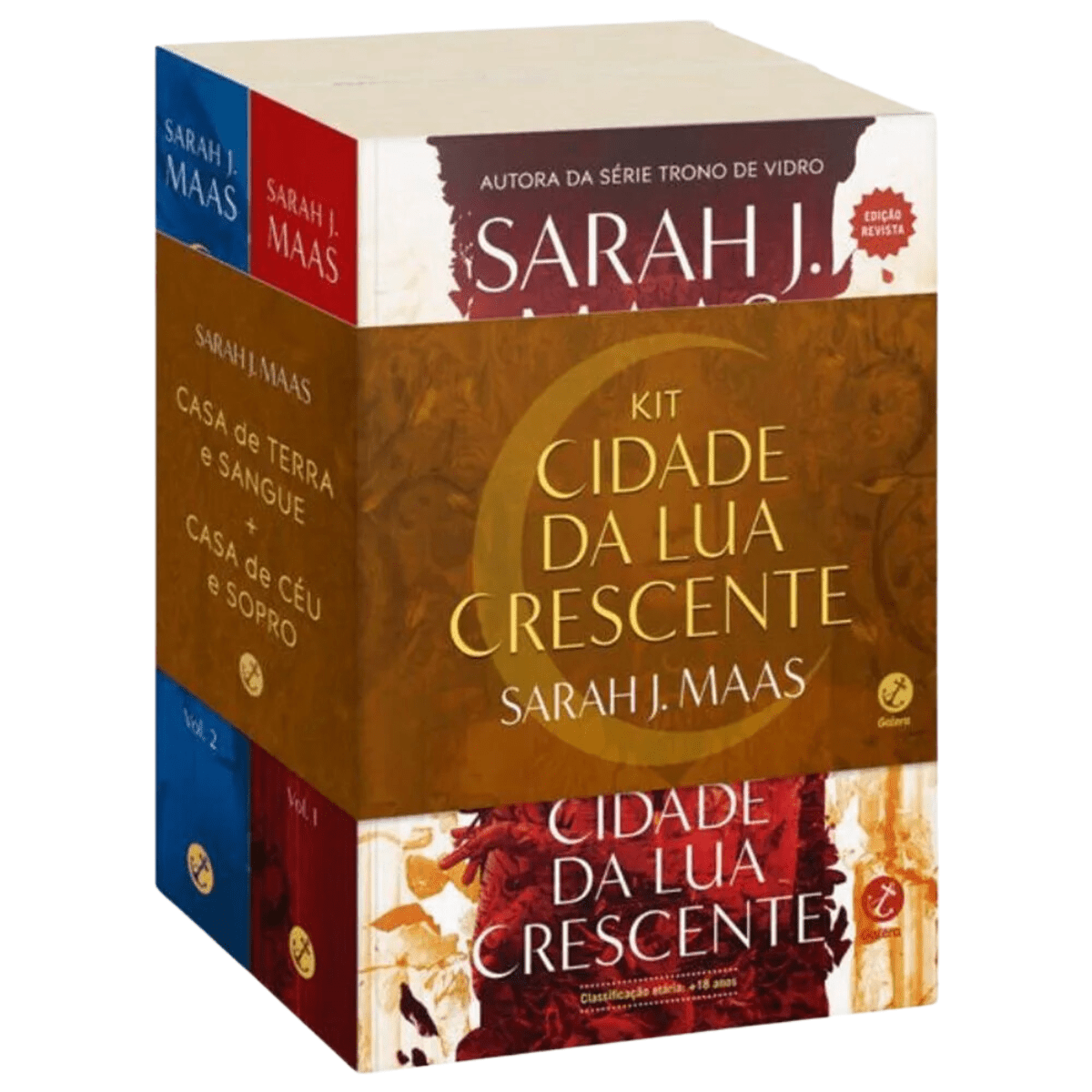 Kit Cidade da Lua Crescente - Casa de Terra e Sangue + Casa de Céu e Sopro - Sarah J. Maas - 2 ...