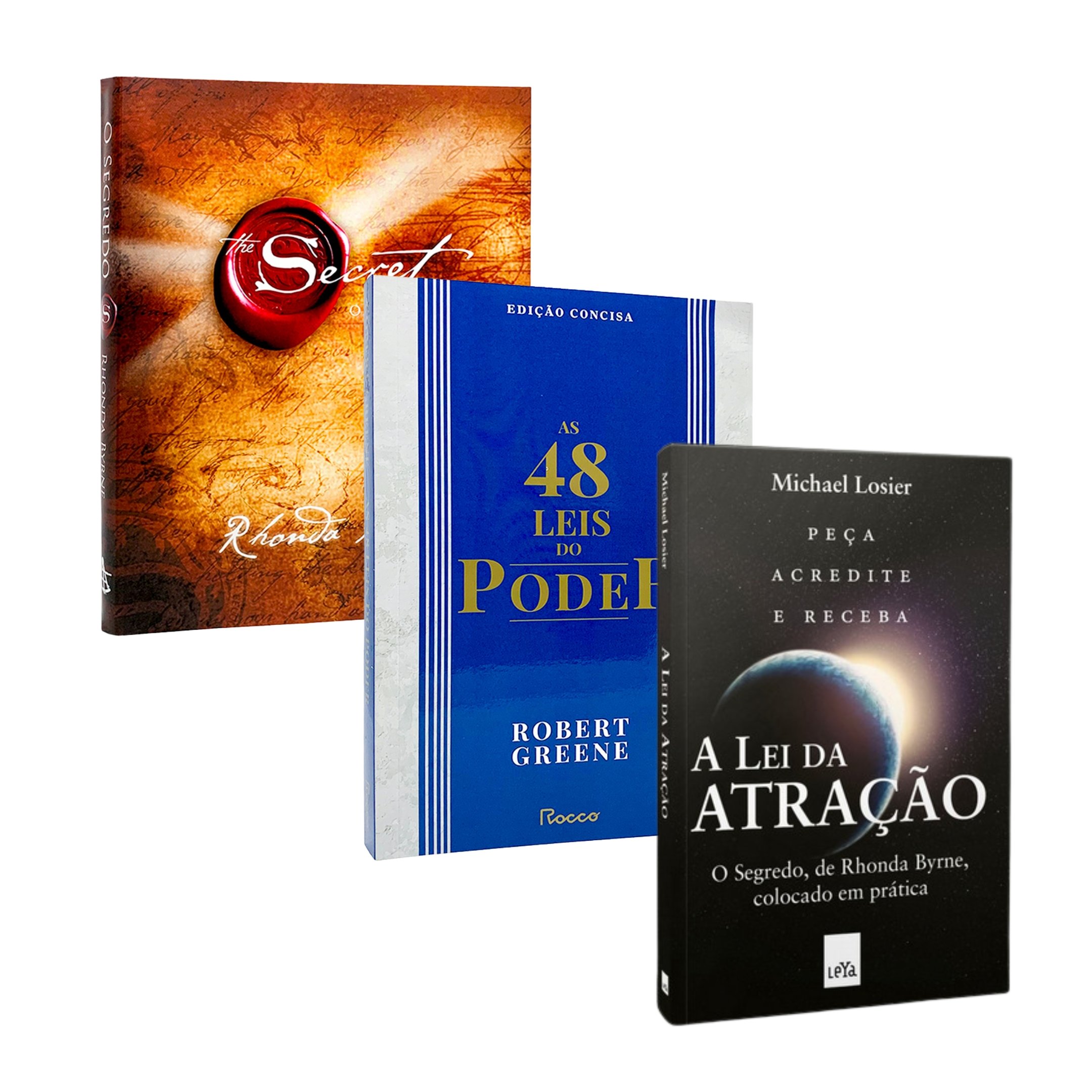As 48 Leis do Poder Edição Concisa + A Lei da Atração + O Segredo - 3 ...