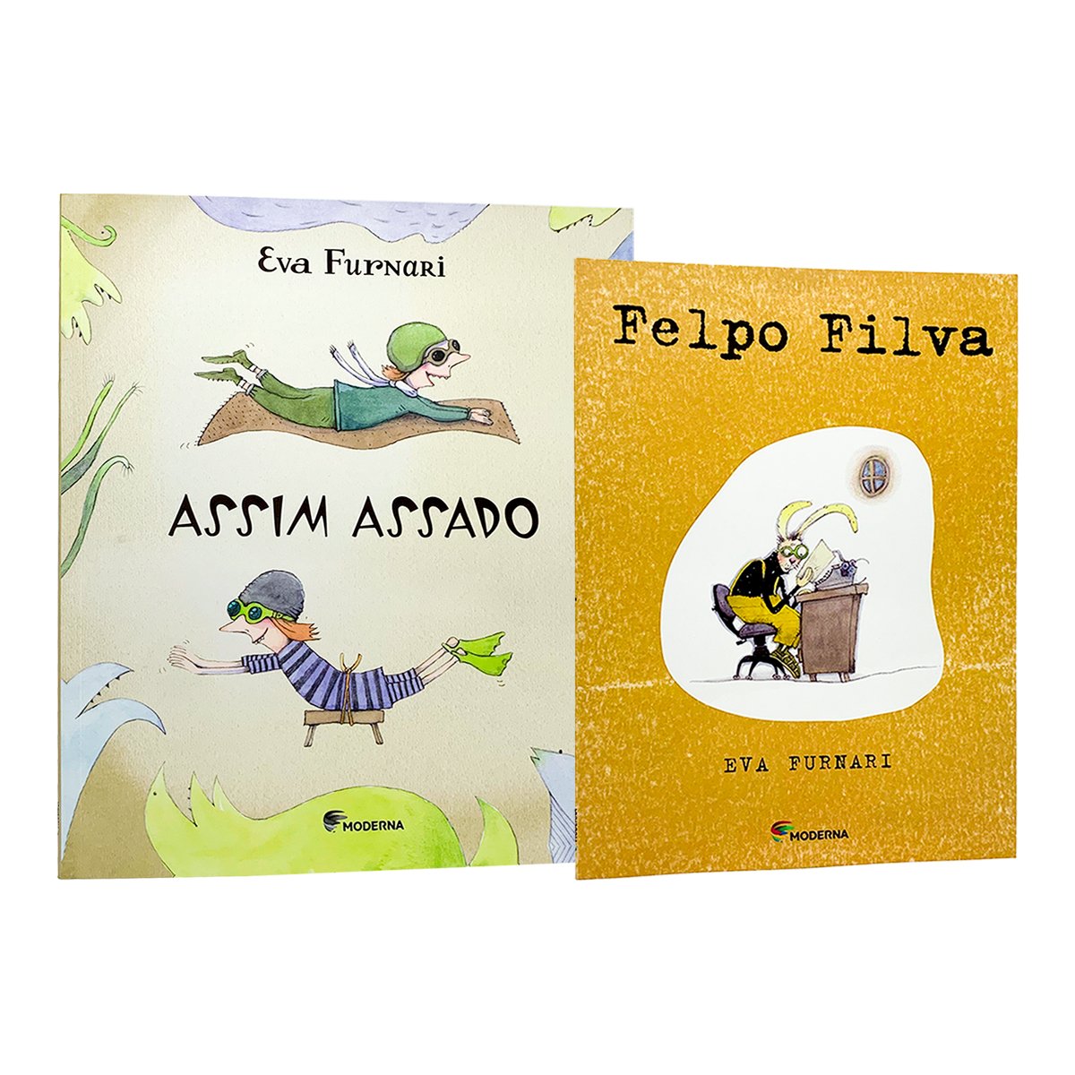 Assim Assado + Felpo Filva - Eva Furnari - 2 Livros | Livraria Enjoy