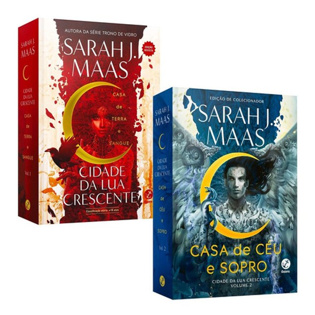 Kit 2 Livros - Cidade Da Lua Crescente: Casa de Terra e Sangue + Casa De Céu E Sopro | Livraria ...