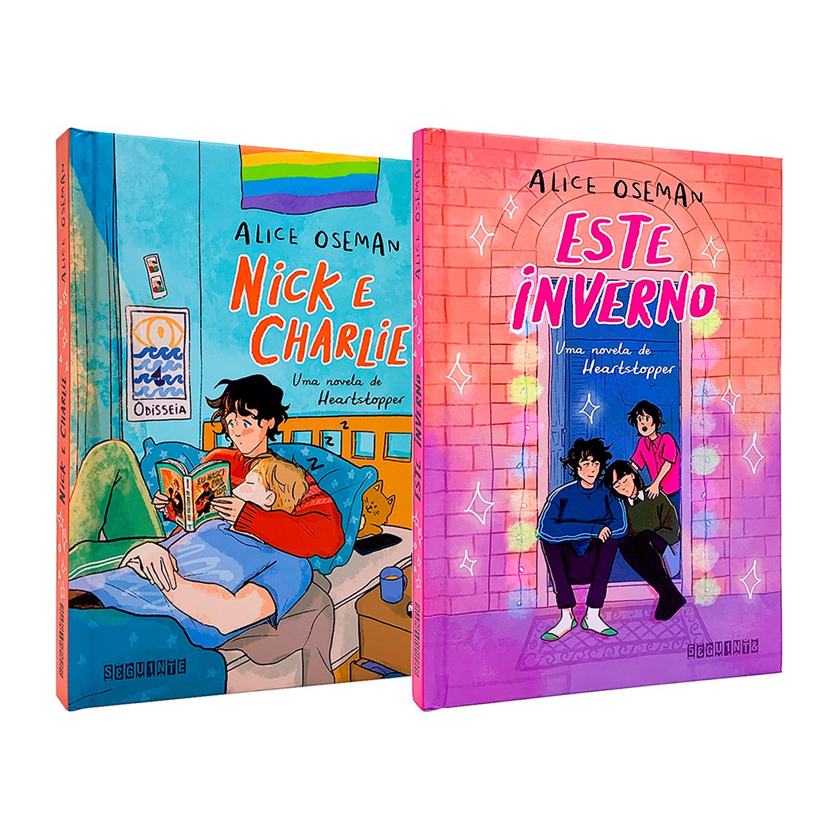 Nick e Charlie + Este Inverno - Novelas de Heartstopper - Capa Dura - 2 ...