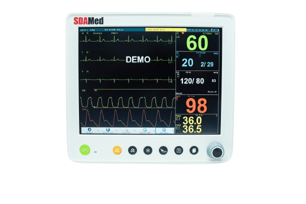 SDA12BI - Monitor multiparametrico com Pressão Invasiva | SDAMed