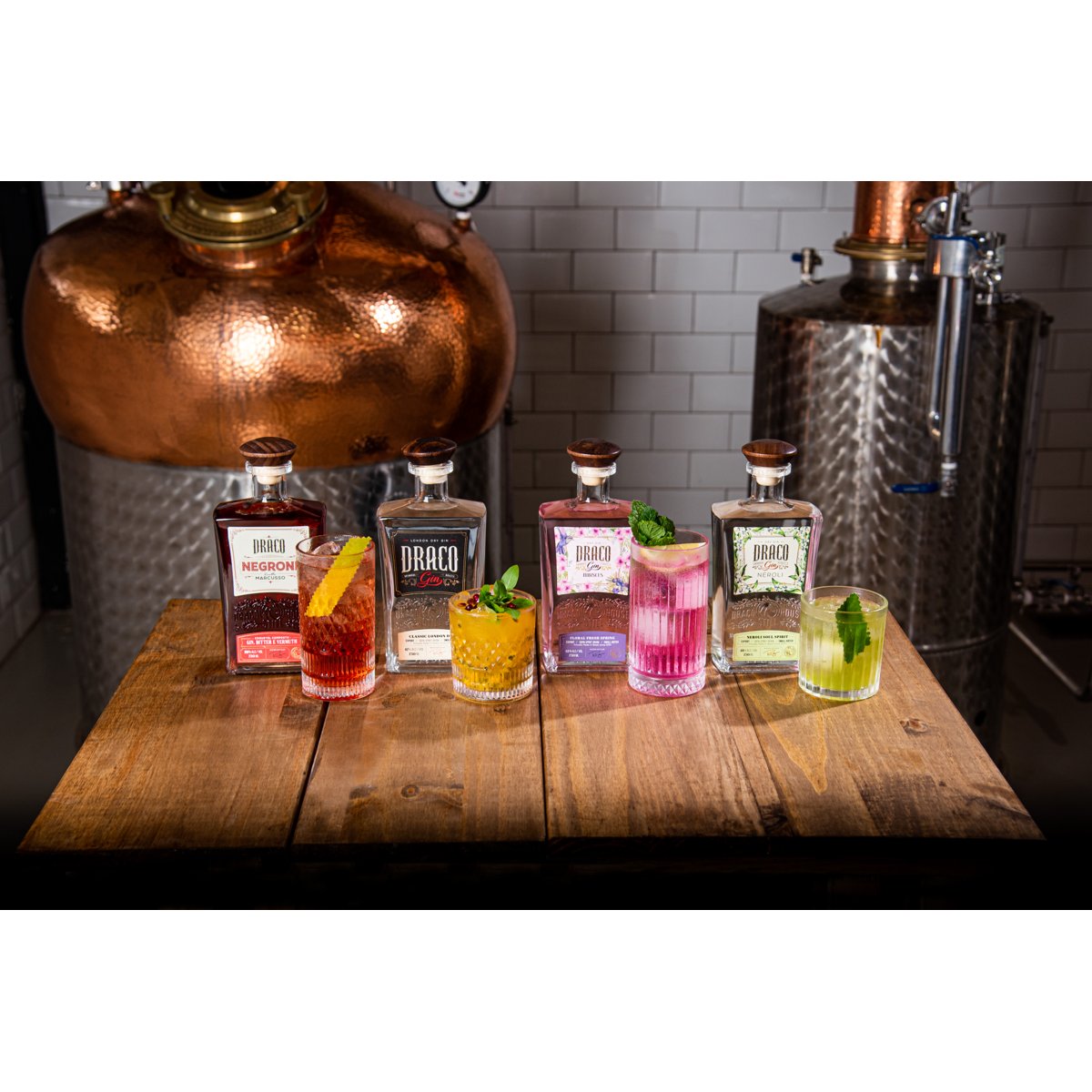 Kit Draco Bar Completo - London Dry, Néroli, Hibiscus e Negroni | Draco ...