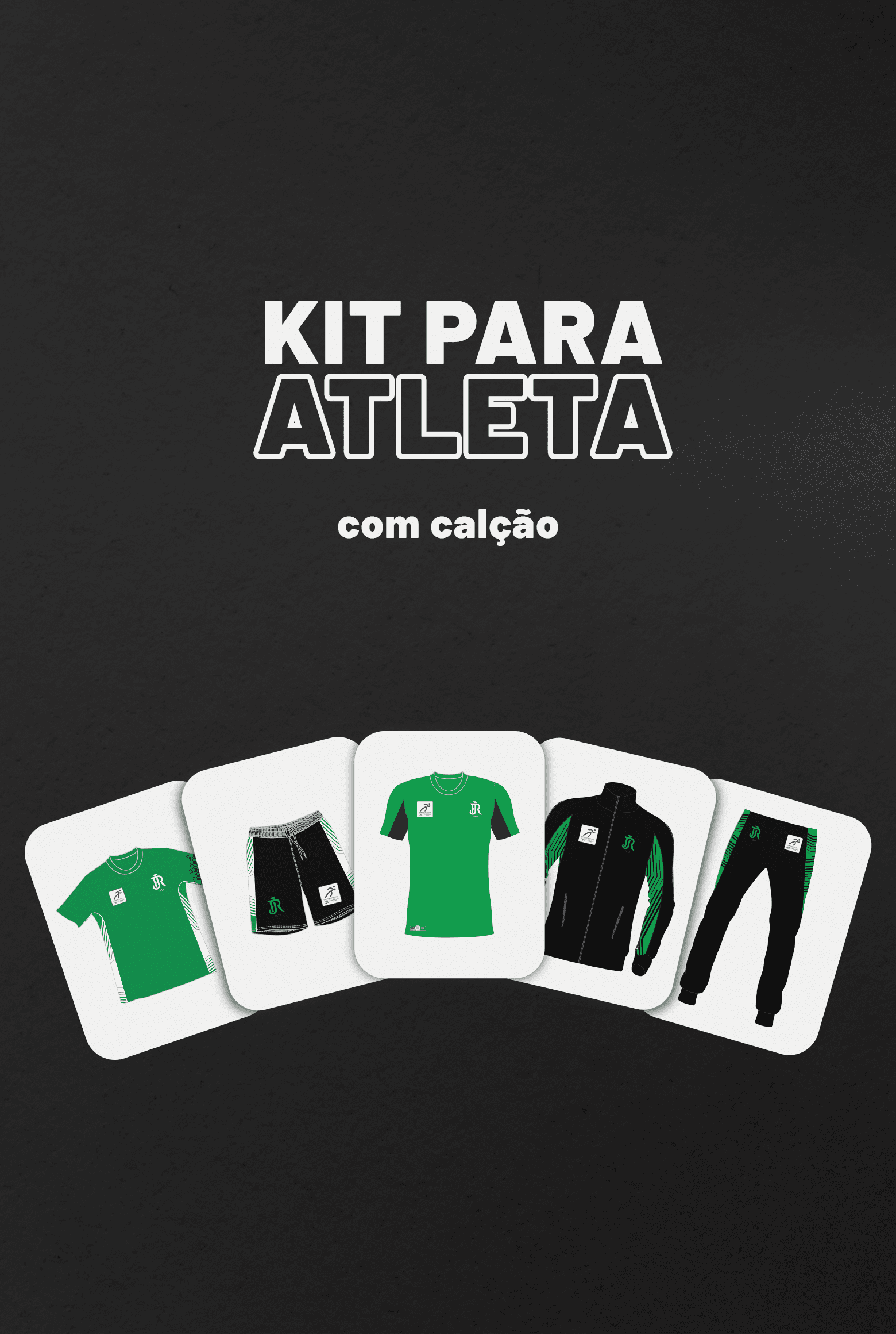 KIT PARA ATLETA com calção | Recreio da Juventude