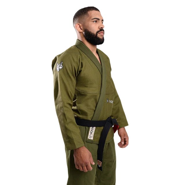 Kimono Jiu-Jitsu Vouk Soldier Verde | Casa do Kimono