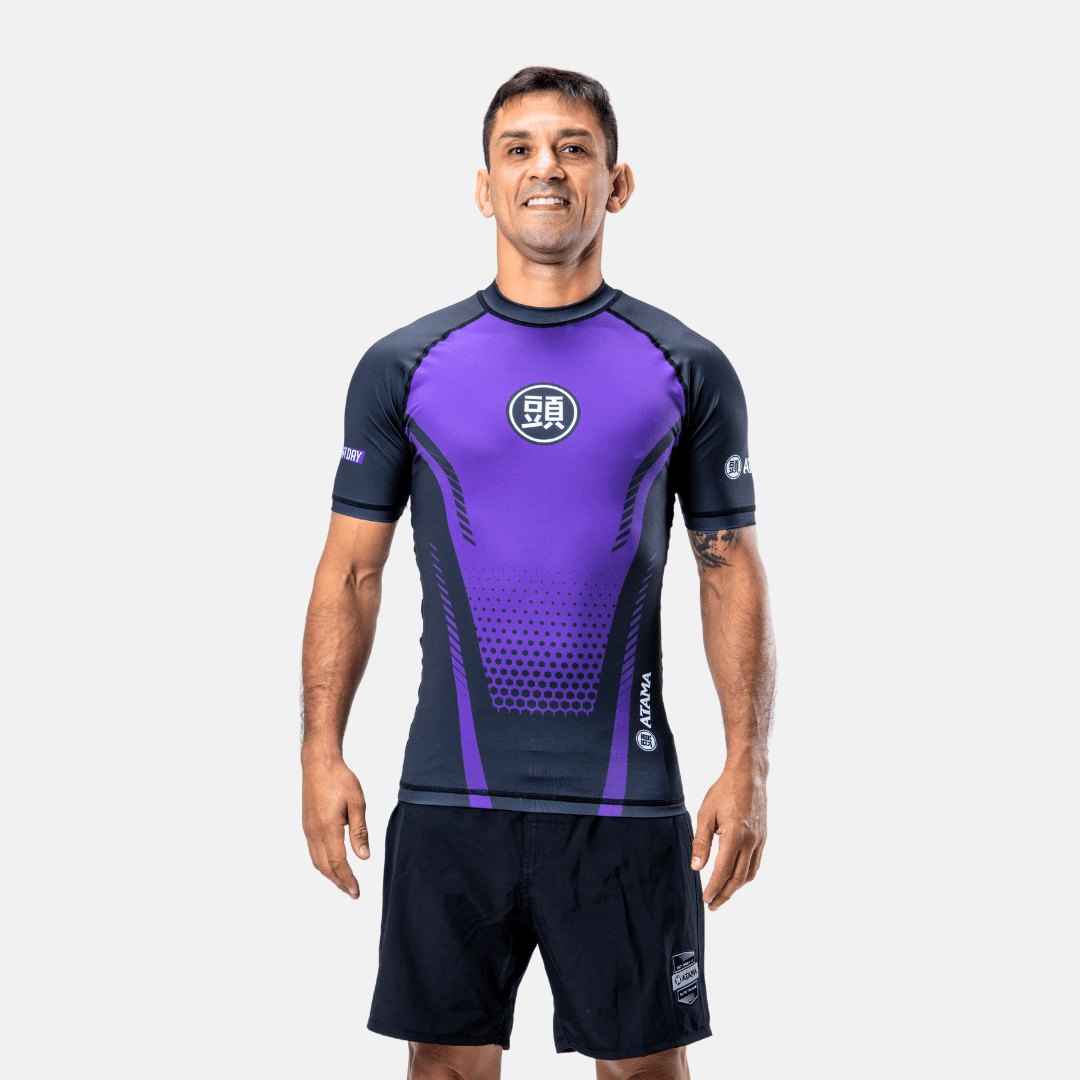 Rash Guard Atama Fight Day Roxa (MC) | Casa do Kimono