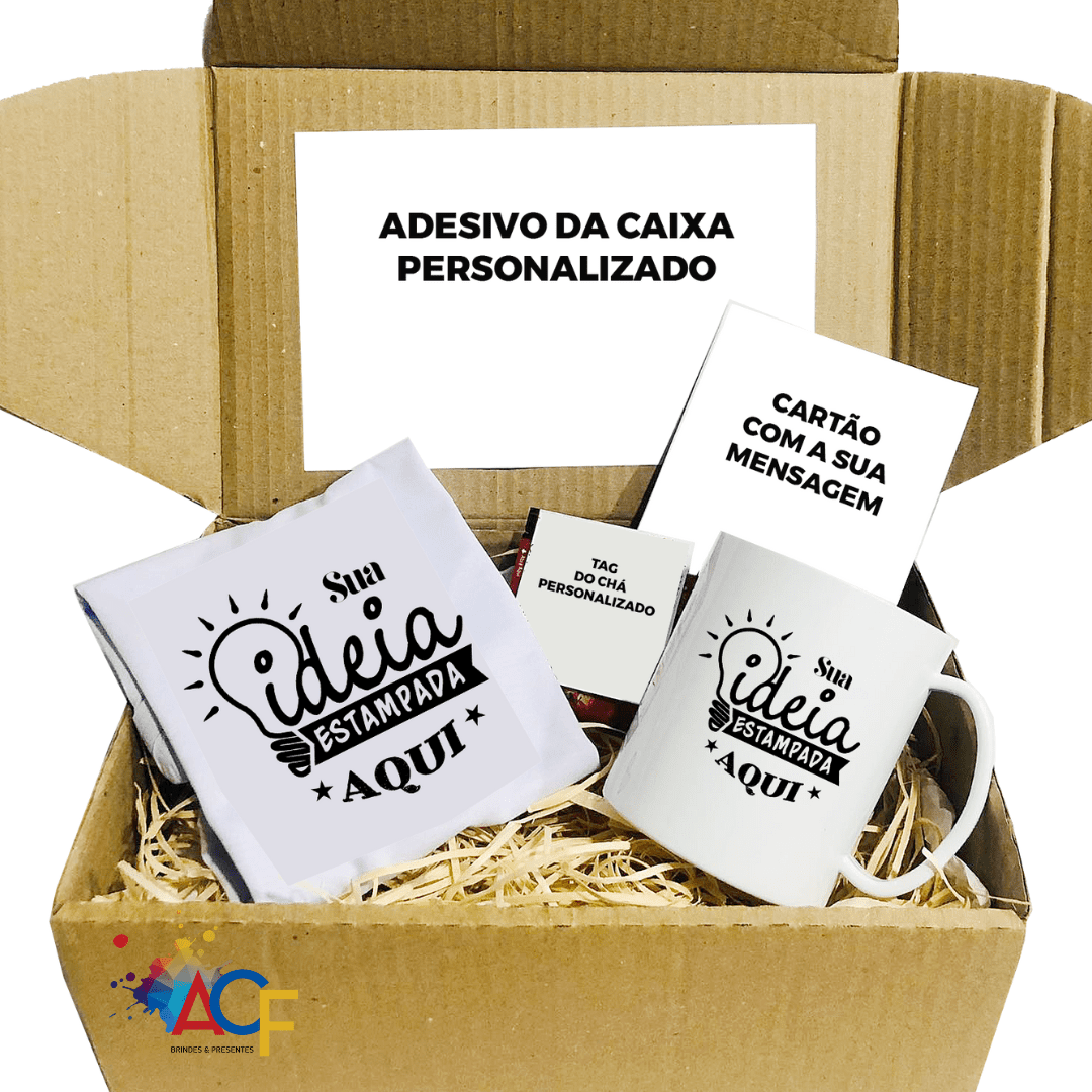 Caixa de Presente PERSONALIZADA | acfbrindes