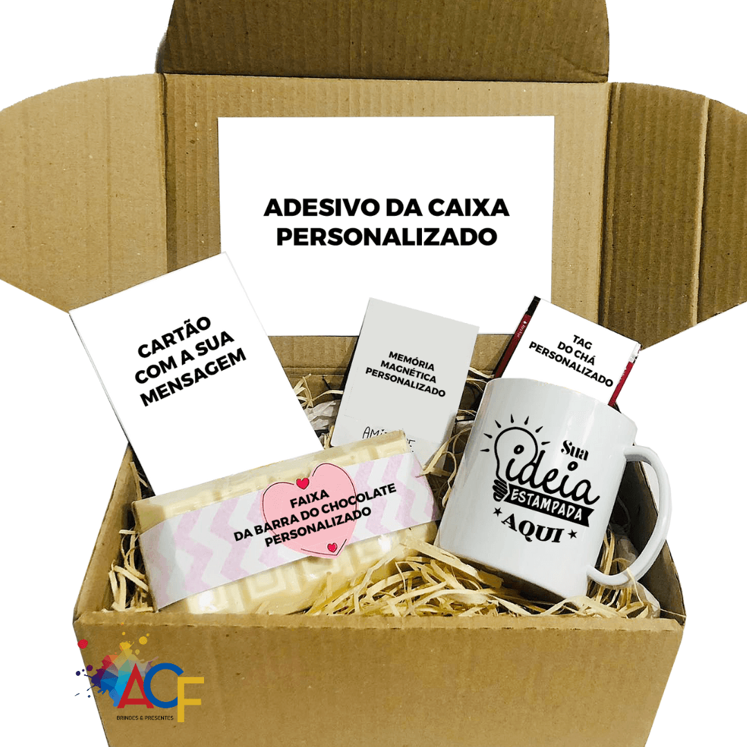 Caixa de Presente PERSONALIZADA | acfbrindes