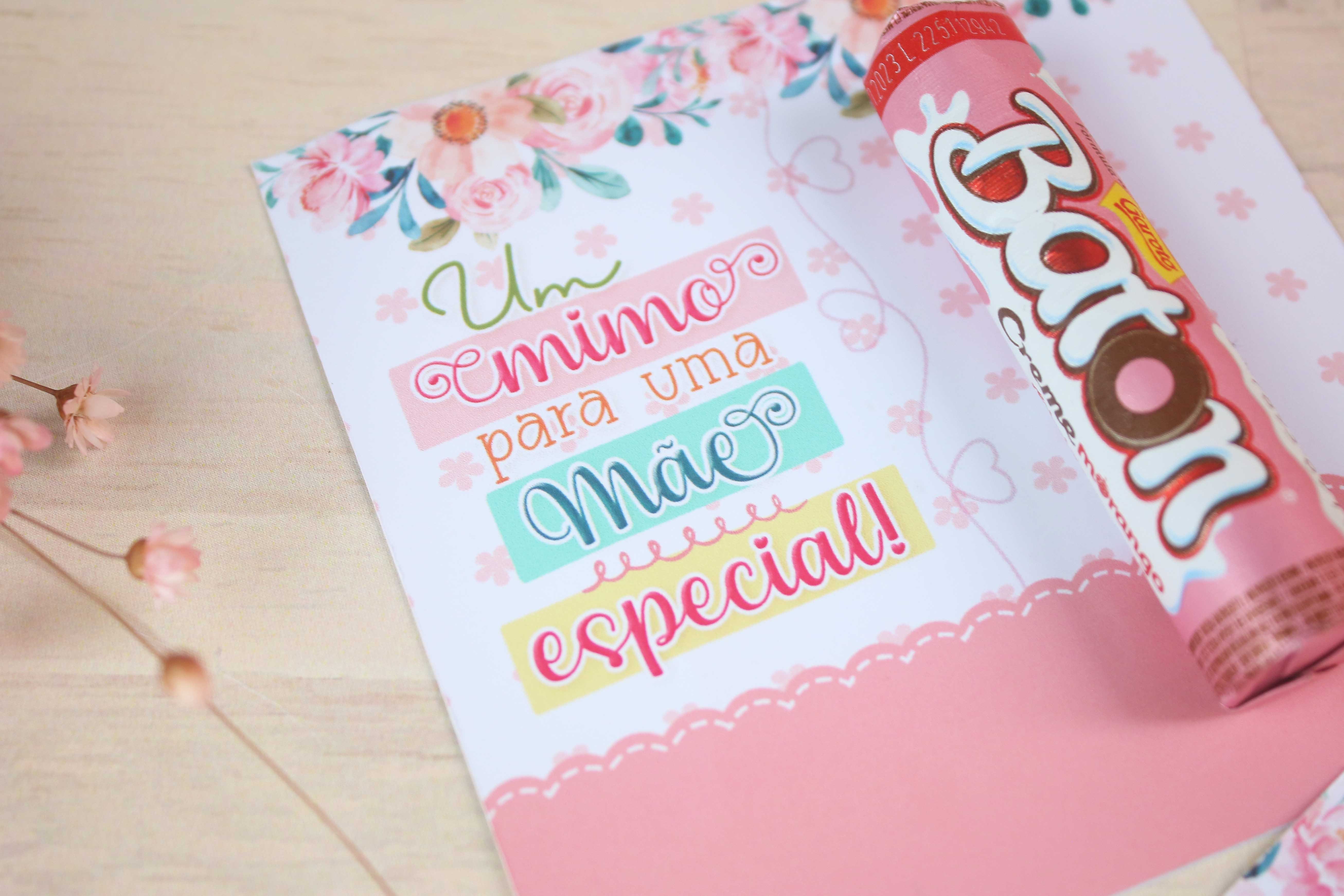 CARD com Batom Chocolate | acfbrindes