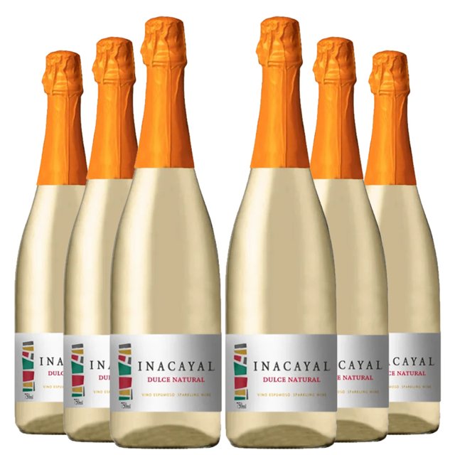 Vgourmet | Kit com 6 un | Espumante Argentino Inacayal Moscato | VGourmet | Vinhos e Gastronomia