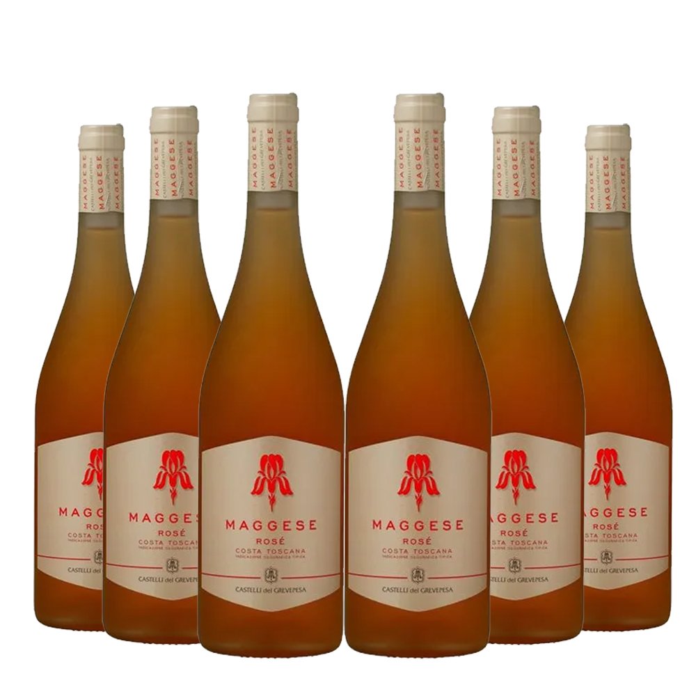 Vgourmet - Kit com 6 un | Castelli Del Grevepesa Maggese Rosato Costa Toscana IGT | VGourmet ...