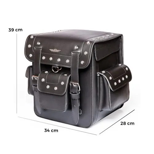 ALFORGE TRASEIRO CUSTOM 40 LITROS COM CRAVOS | CASA DO ALFORGE