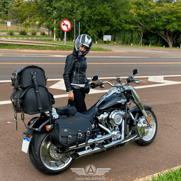 Alforge em Couro para BMW R18 | CASA DO ALFORGE