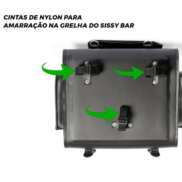 ALFORGE TRASEIRO CUSTOM 40 LITROS COM CRAVOS | CASA DO ALFORGE