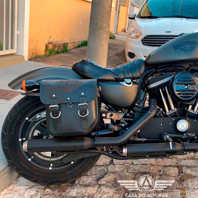 Alforge em Couro para Royal Enfield Classic 350 e 500 | CASA DO ALFORGE