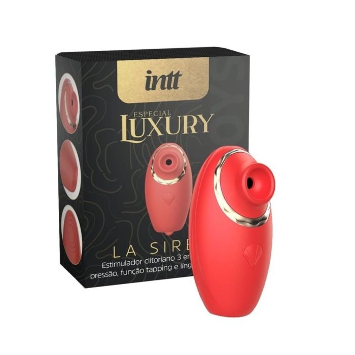 Intt Luxury La Sirena - Estimulador Clitoriano 3 em 1 - Vermelho ... Intt Luxury La Sirena - Estimulador Clitoriano 3 em 1 - Vermelho ...