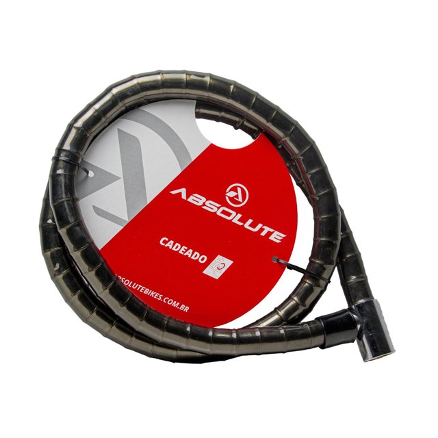 CADEADO CHAVE TETRA ANEL ABSOLUTE 1500 X 22MM AÇO | Upgrade Bikes