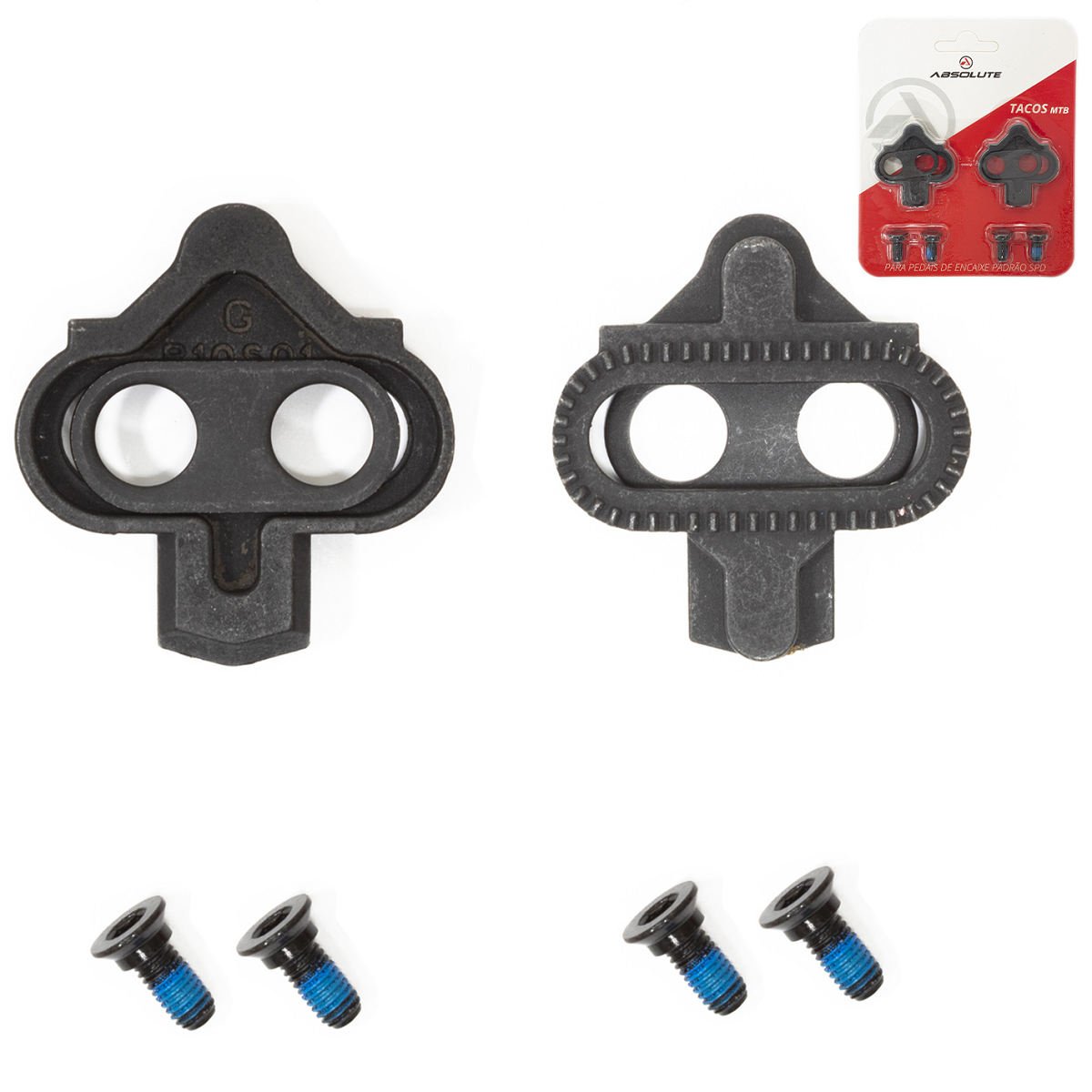 TAQUINHO PARA PEDAL CLIP ABSOLUTE PADRÃO SHIMANO SPD | Upgrade Bike Shop
