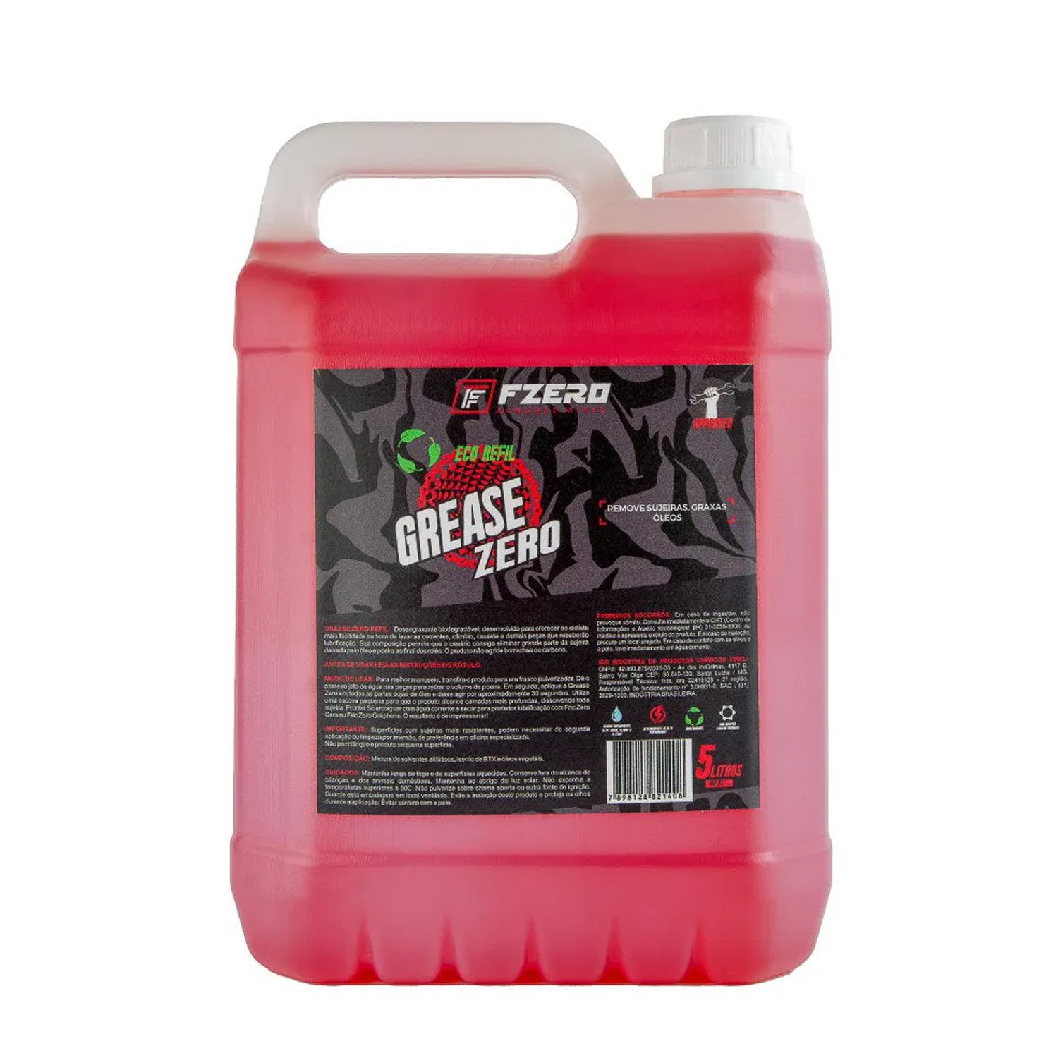 DESENGRAXANTE FZERO GREASE ZERO (5 LITROS) | Upgrade Bikes