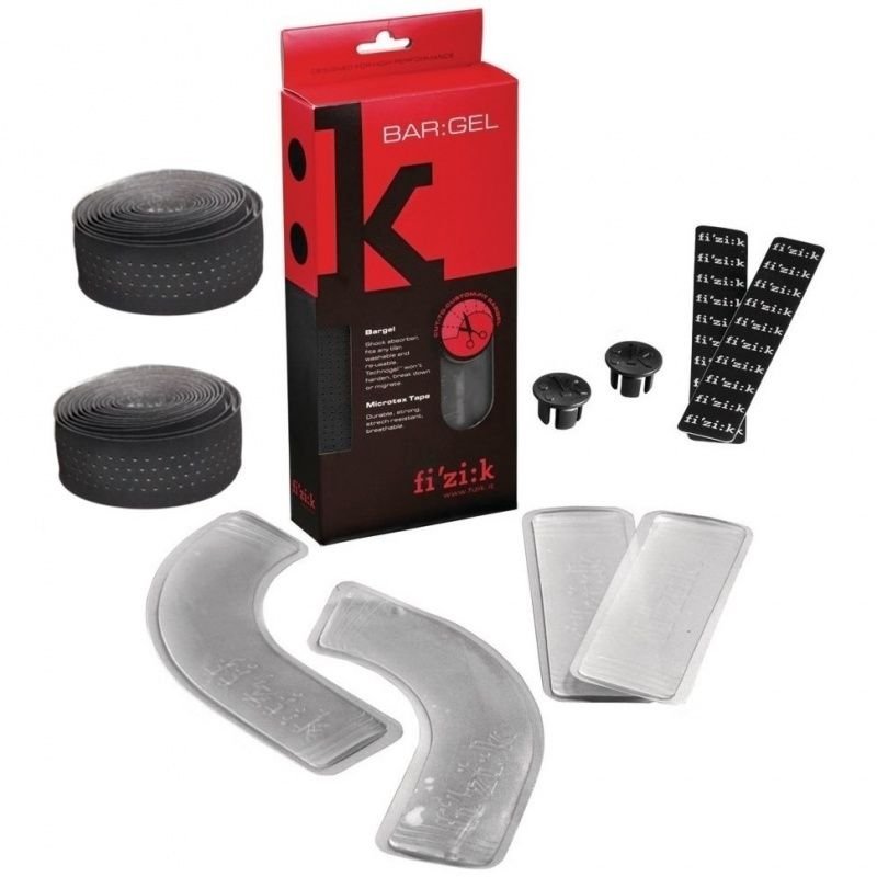 FITA DE GUIDÃO FIZIK SOFT TOUCH + KIT GEL (4 PEÇAS) | Upgrade Bikes