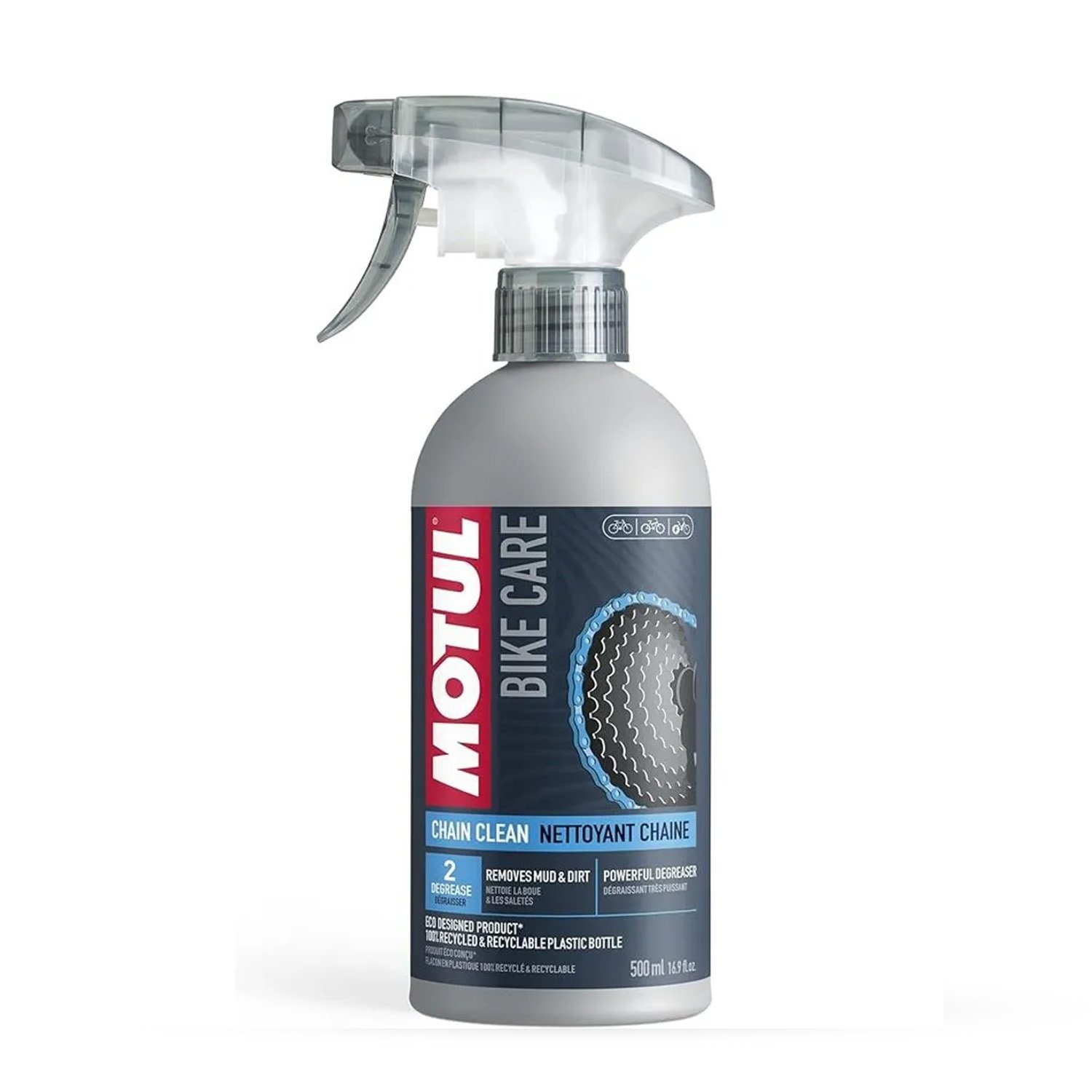 LIMPA CORRENTE MOTUL CHAIN CLEAN LÍQUIDO 500ML | Upgrade Bikes