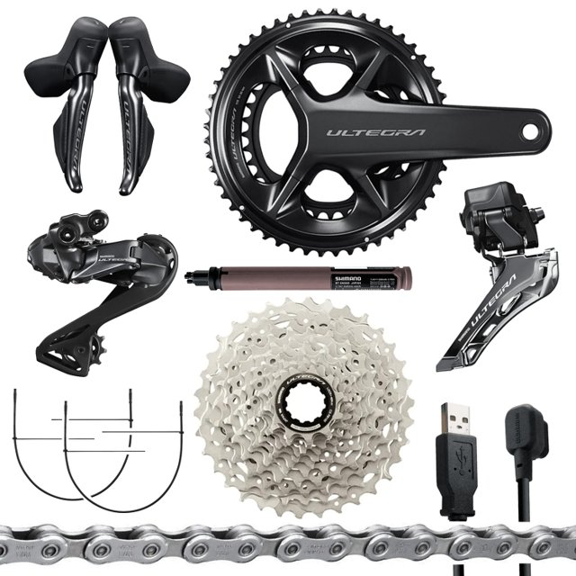 GRUPO SHIMANO ULTEGRA DI2 R8170 2X12V COMPLETO 172,5MM -2024 | Upgrade ...