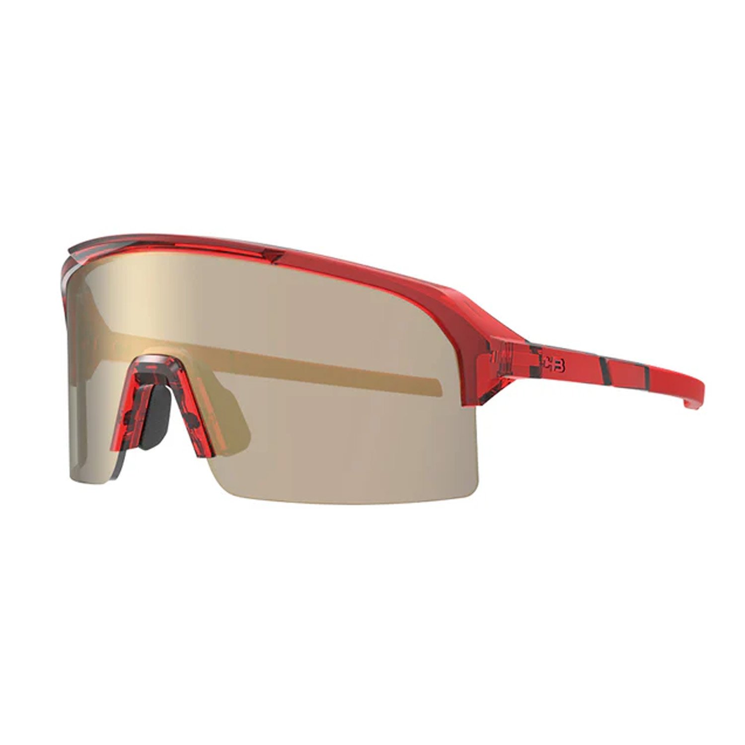 ÓCULOS HB EDGE GLOSS RED APPLE GOLD - ESPELHADO | Upgrade Bikes