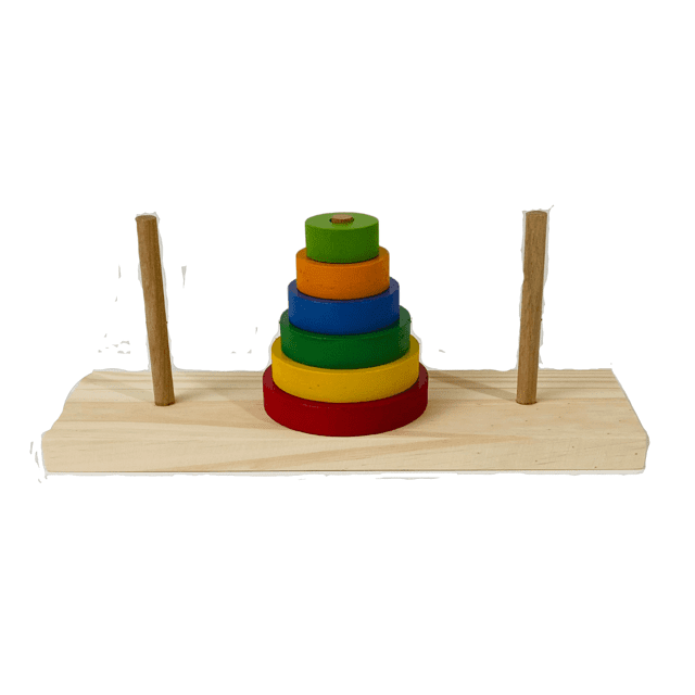 Torre de Hanoi | Criativa Mente Brinquedos Inteligentes Torre de Hanoi | Criativa Mente Brinquedos Inteligentes