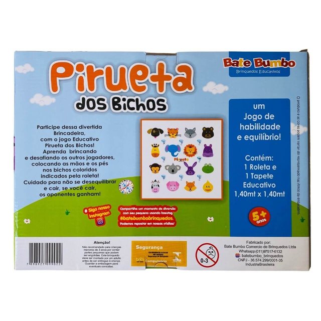 Pirueta Bichos | Criativa Mente Brinquedos Inteligentes
